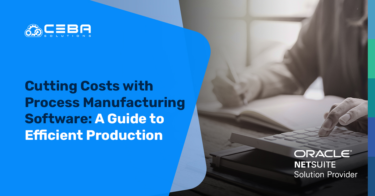 Process Manufacturing Software: The Ultimate Guide to Cost Reduction and Efficiency